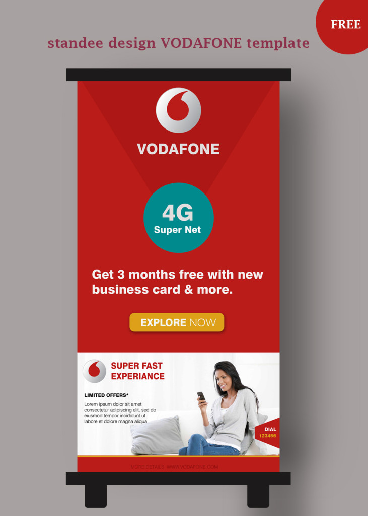 standee design Vector Templates