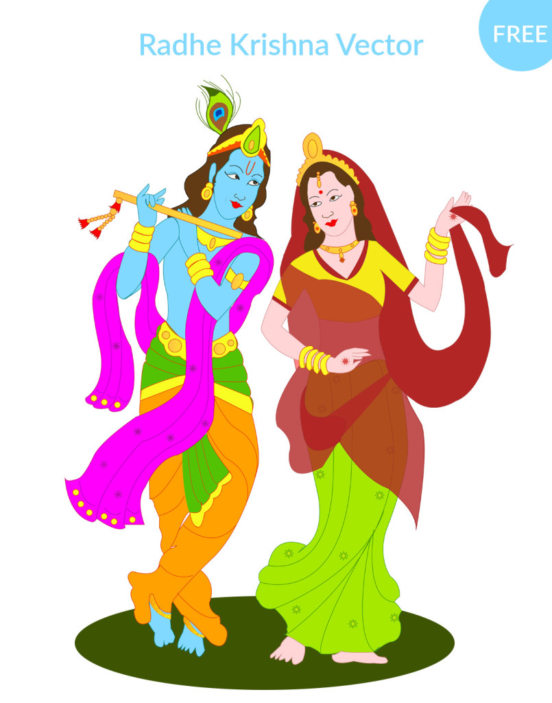 radhe krishna vector download - Free Website Templates Download - Psd ...