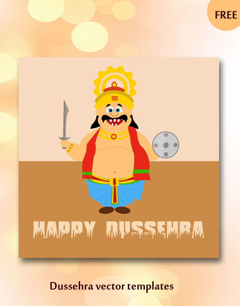 dussehra vector templates