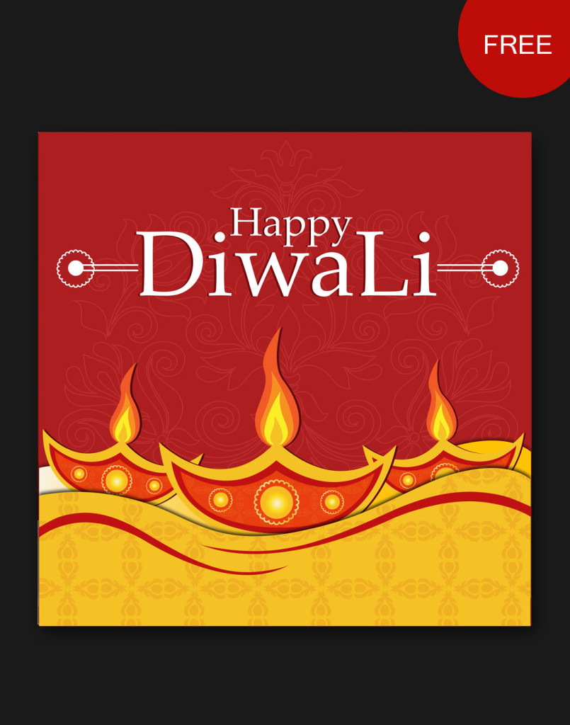 Diwali free vector