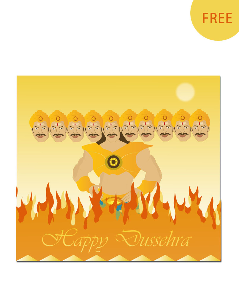 free dussehra templates