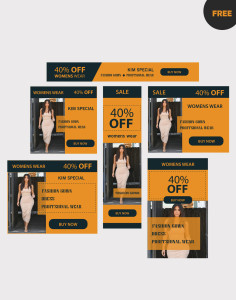 adsense banner psd template