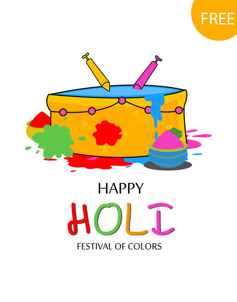free holi vectors download