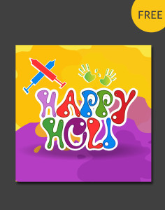 free holi graphic templates