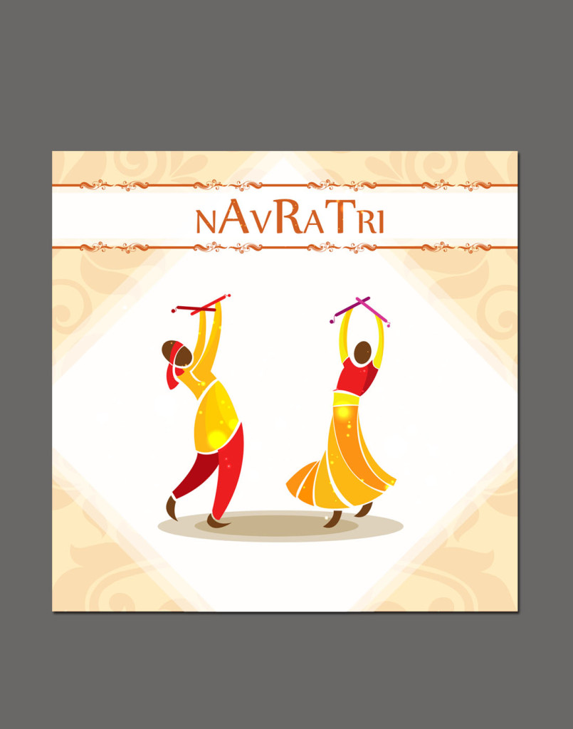 navratri vectors templates