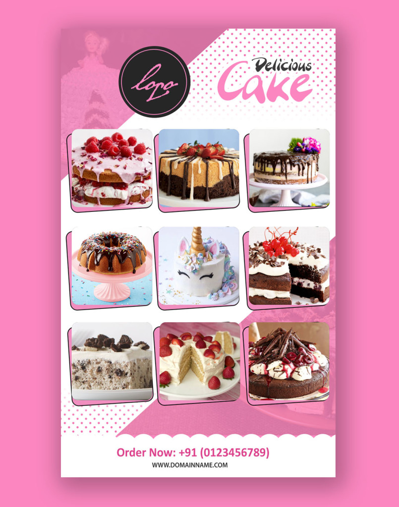 cake flyer psd template - Free Website Templates Download - Psd ...