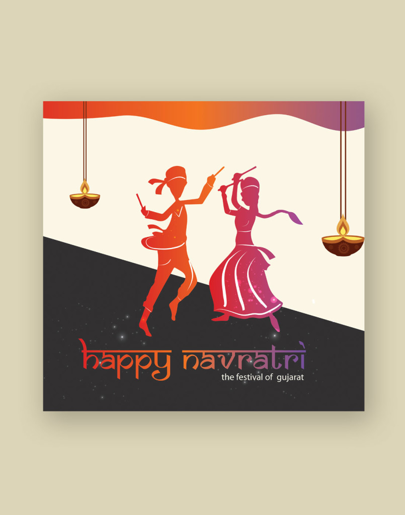 free navratri vector download - Free Website Templates Download - Psd ...