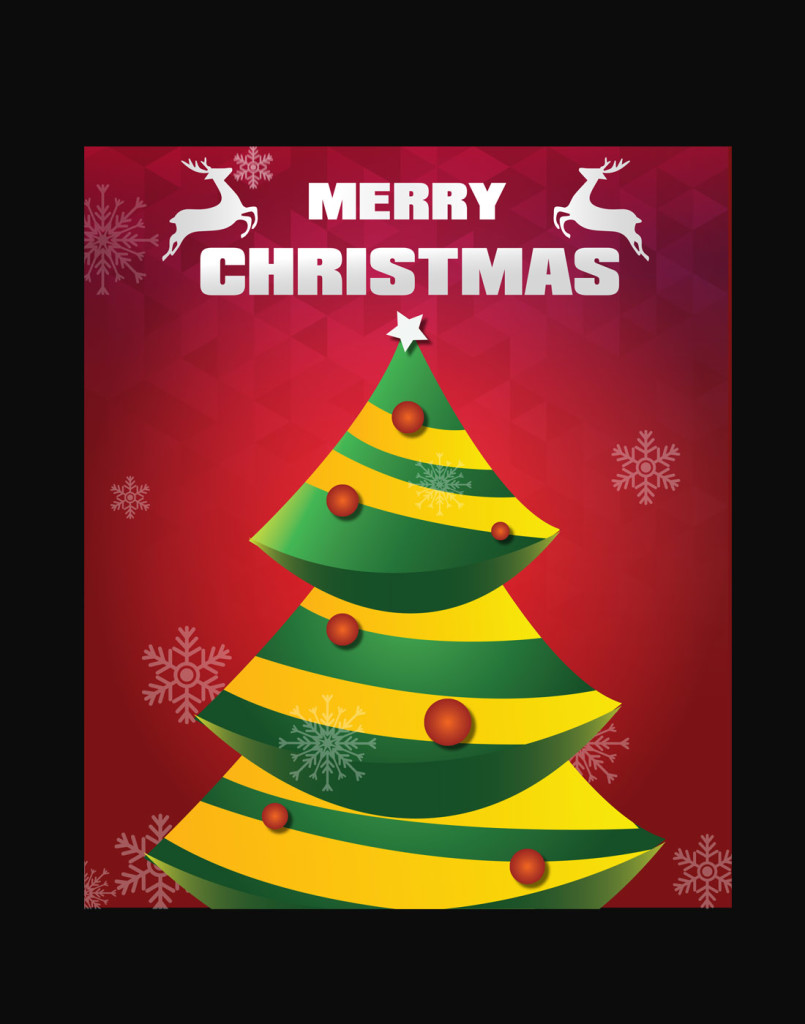 Christmas tree template