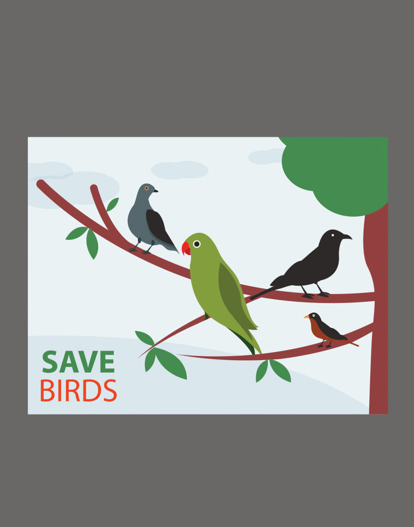 Save Birds template